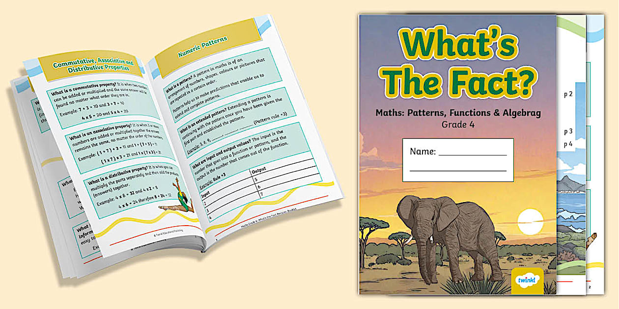 Gr 4 Maths: What's the Fact? Patterns, Functions and Algebra