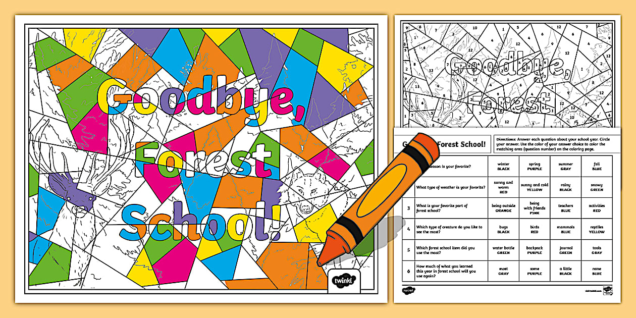 End of Year Reflection for Forest School - Twinkl