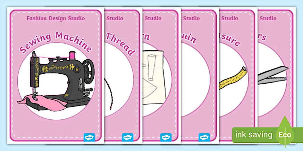Fashion Design Studio Role Play Posters - Twinkl