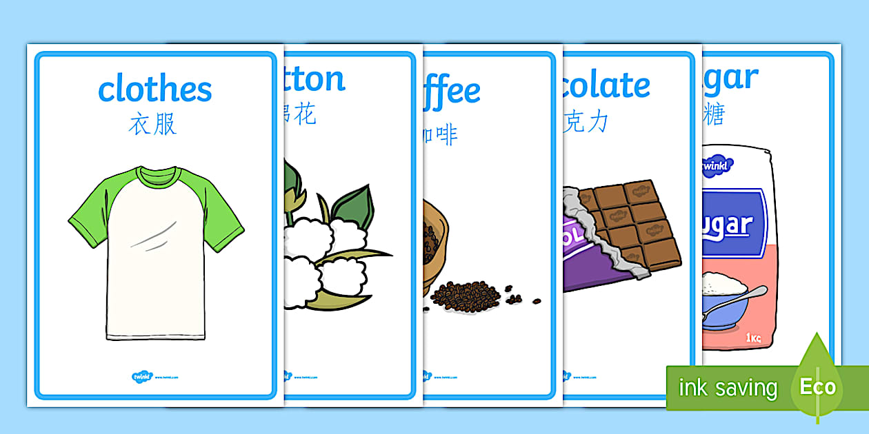 Fairtrade Display Posters English/Mandarin Chinese - Fairtrade Display ...