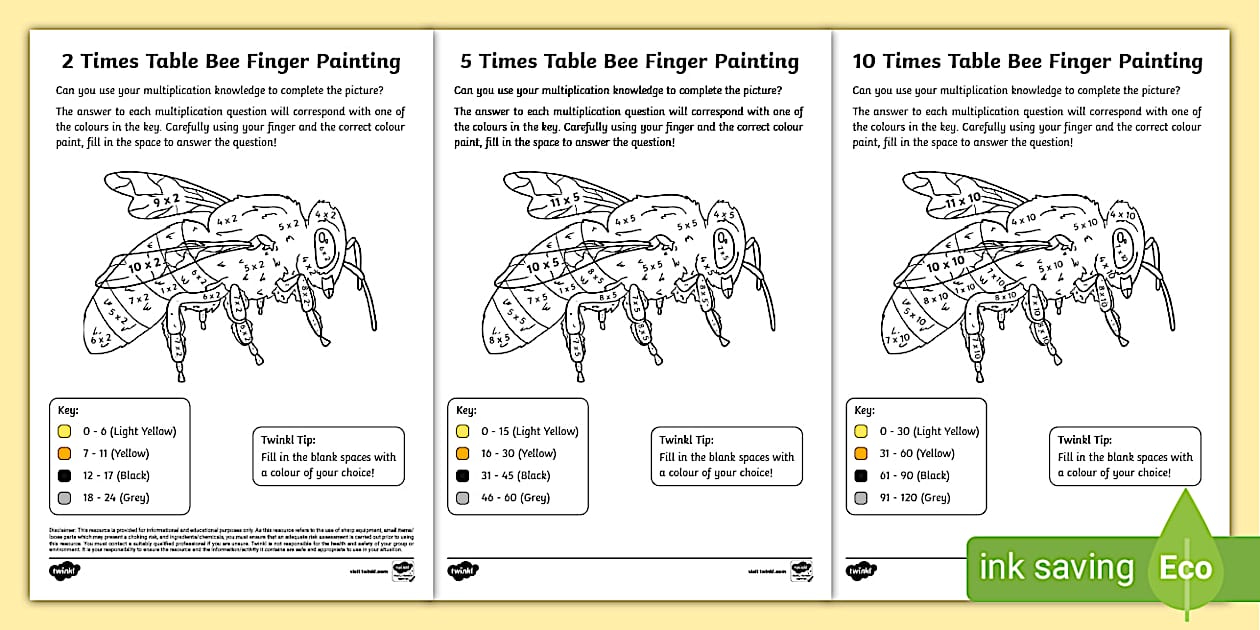 Bee Finger Painting Art Activity - Twinkl