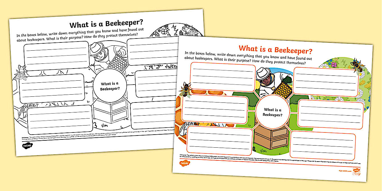 What is a Beekeeper? Mind Map (professor feito) - Twinkl