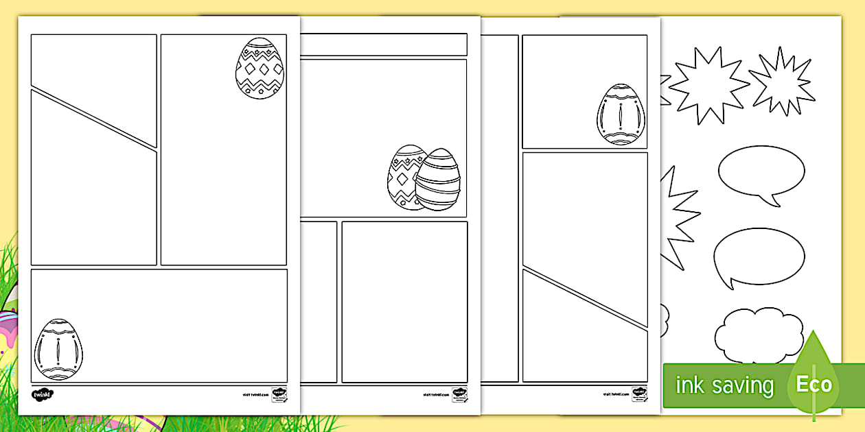 My Easter Holiday Comic Activity