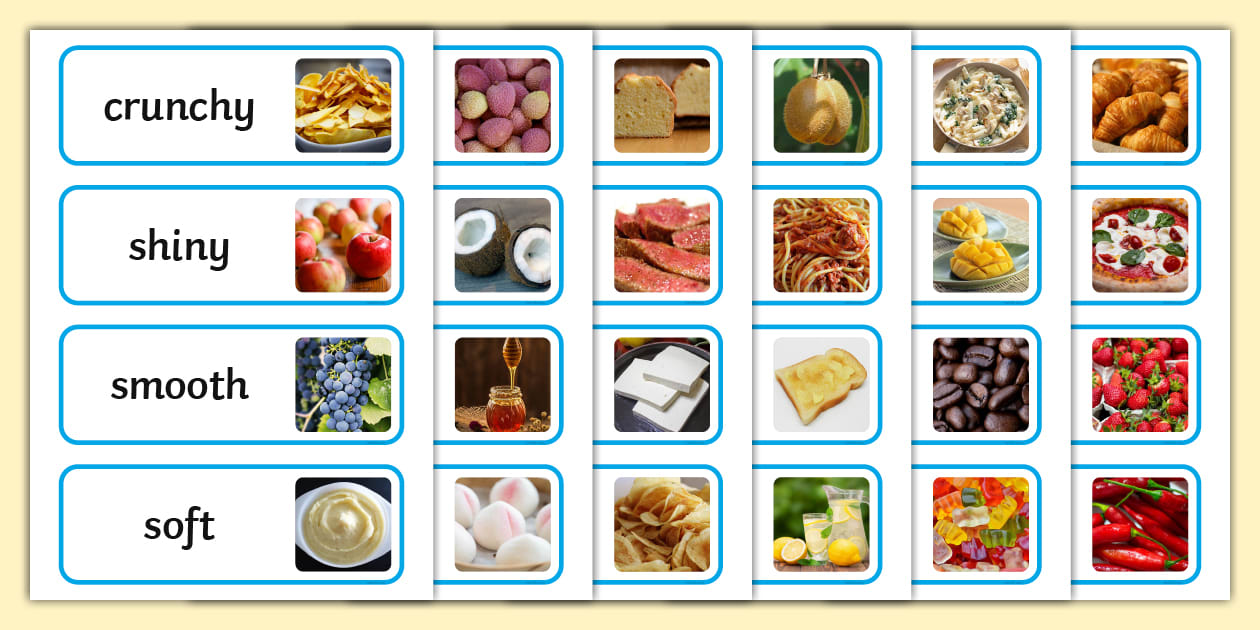 Food Description Cards (teacher made) - Twinkl