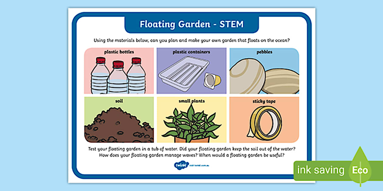 How To Make A Floating Garden STEM Activity - Twinkl STEM