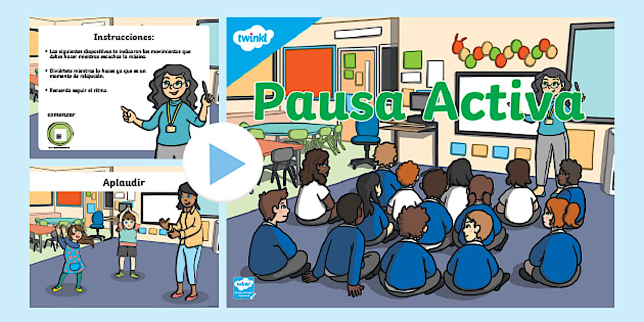 PowerPoint: Pausa activa (Teacher-Made) - Twinkl