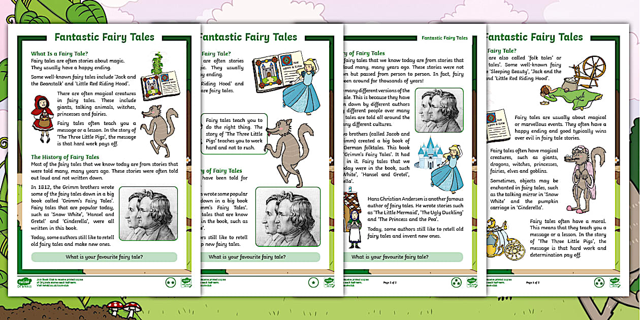 Fee! Fi! Fo! Fum! Fantastic Fairy Tales Differentiated Fact File