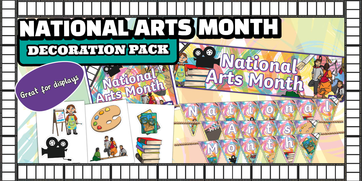 National Arts Month Decoration Pack - Twinkl