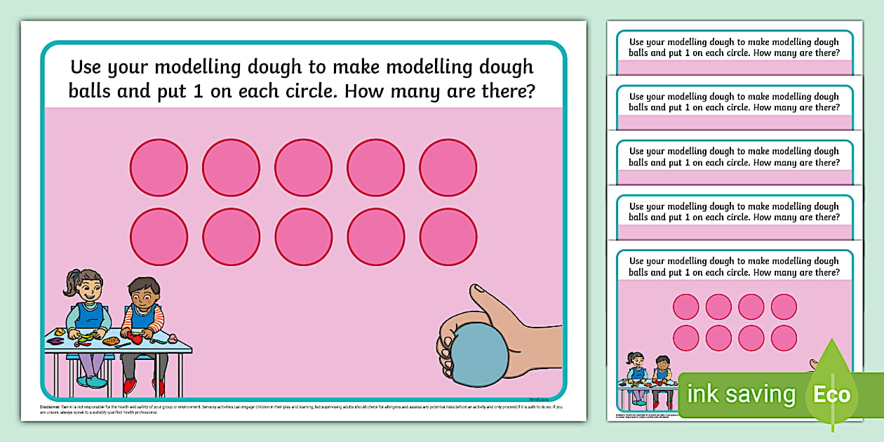 Counting Squash Modelling Dough Mats (teacher made)