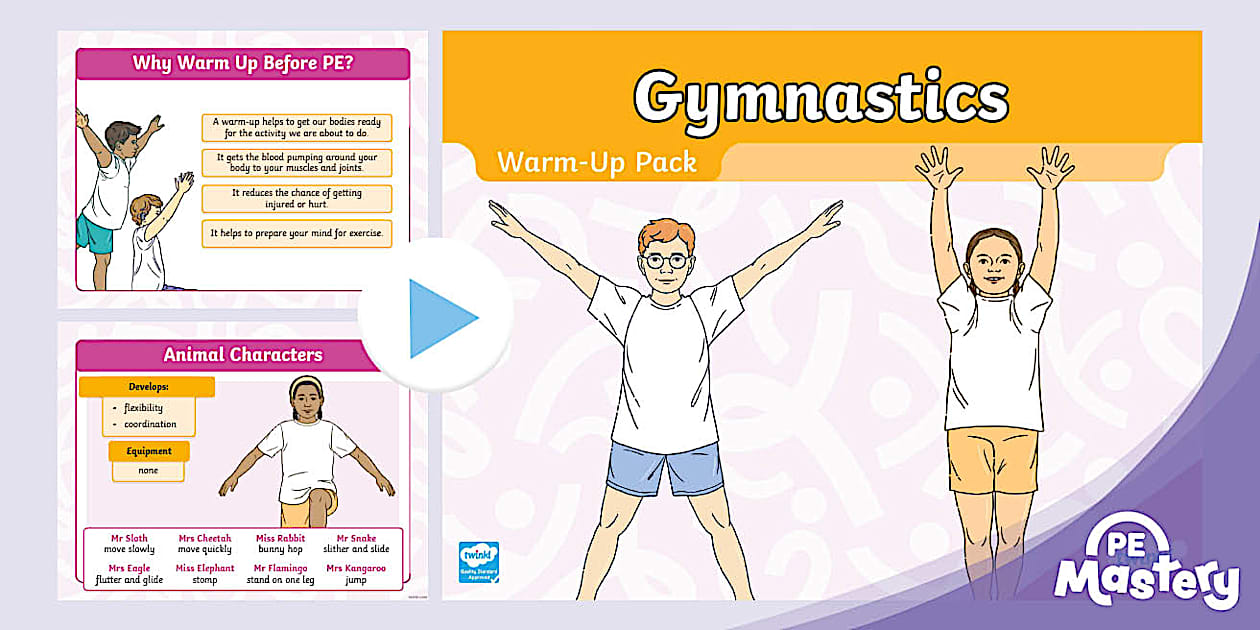 Gymnastics Balance and Shape Warm-Up Games and Activities