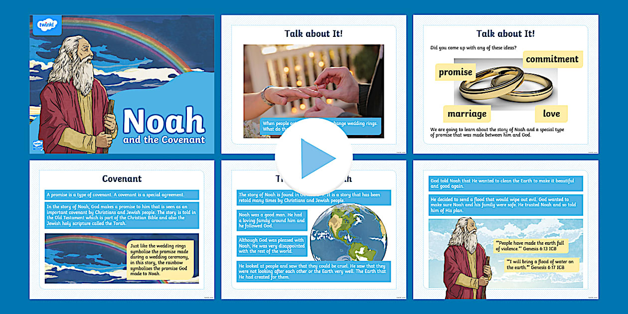 KS2 Noah and the Covenant PowerPoint (teacher made) - Twinkl