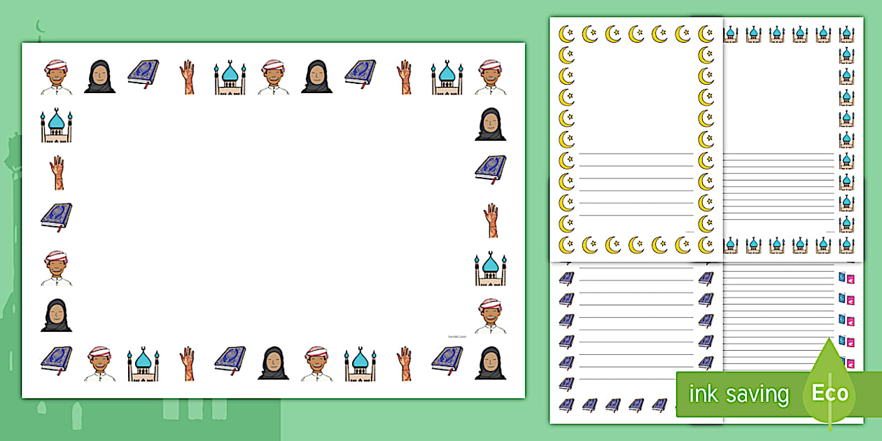 Eid Writing Pages | Islam | Religious Education | Twinkl USA