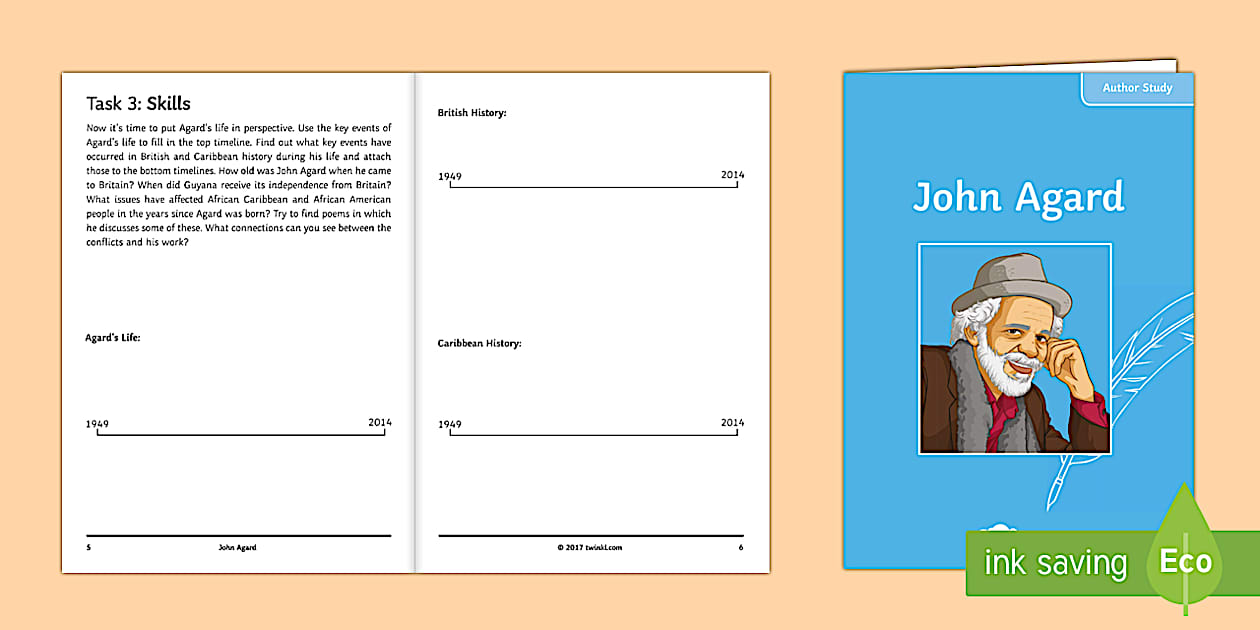 GCSE 'Half-Caste' by John Agard Poet Study Pack