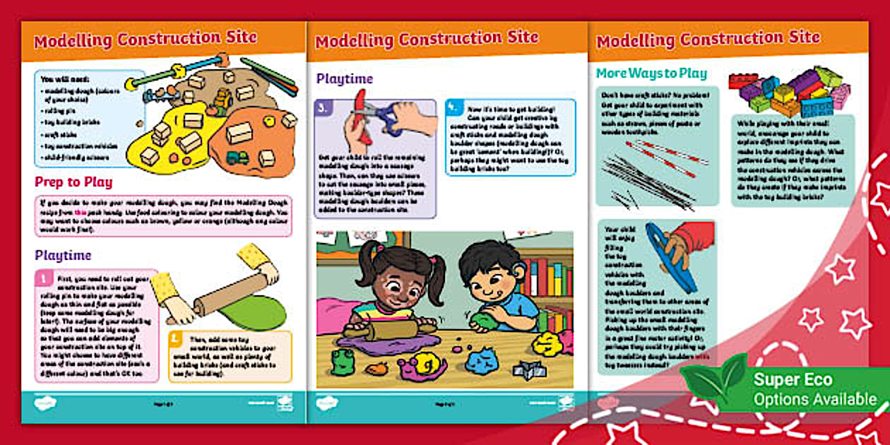 Modelling Dough Construction Site | 0-5 Fine Motor Skills