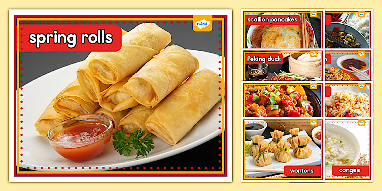 Chinese Food Photos (teacher made) - Twinkl
