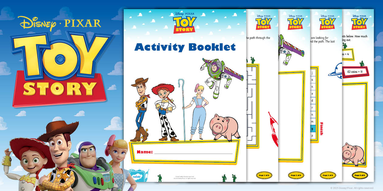 Toy Story: Activity Book - [Ages 7-11] (teacher made)