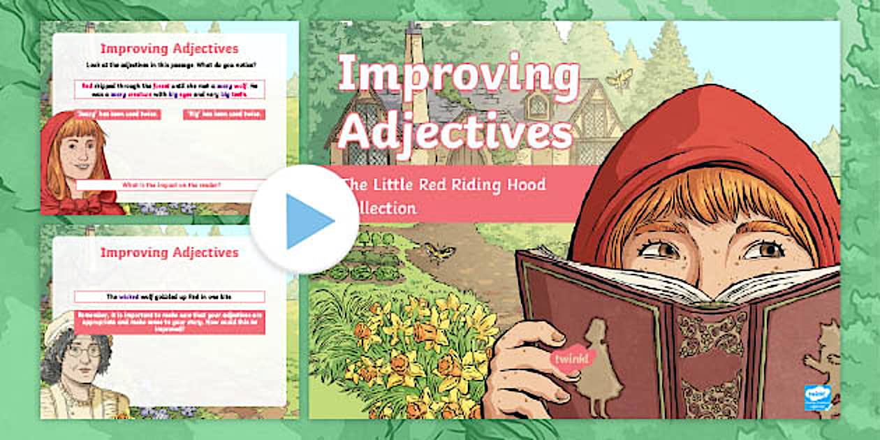 Year 3 Improving Adjectives PowerPoint (teacher made)