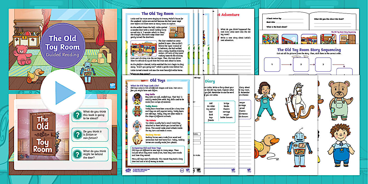 The Old Toy Room Guided Reading Pack | Past Toys | KS1