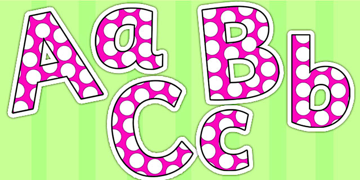 Pink and White Spots Editable (teacher made) - Twinkl