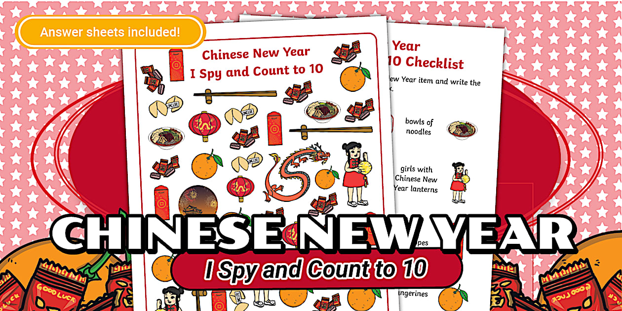 Chinese New Year I Spy and Count Activity to 10