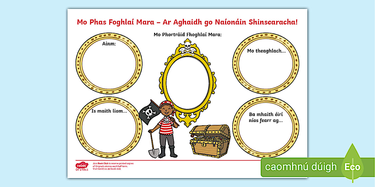Mo Phas Foghlaí Mara go Naíonáin Shinsearacha - Twinkl
