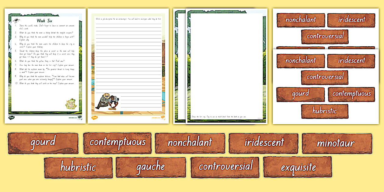 Year 5 and 6 Chapter Chat Term 2 Week 6 Resource Pack to Support ...