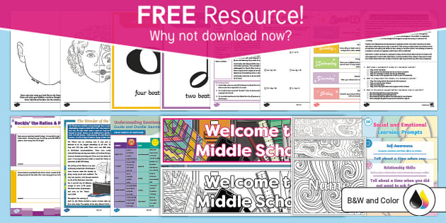FREE Middle School Teaching Pack (professor feito) - Twinkl