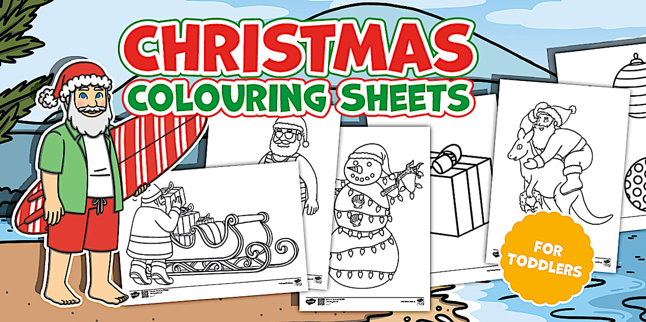 Christmas Colouring Sheets for Toddlers