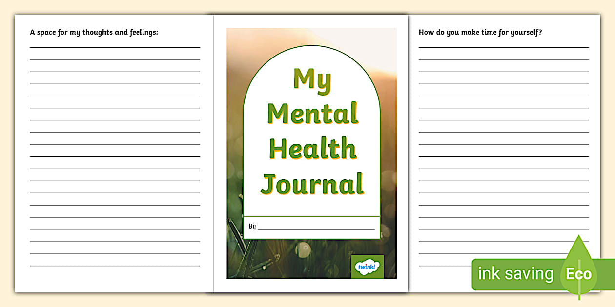 My Mental Health Journal (teacher made) - Twinkl