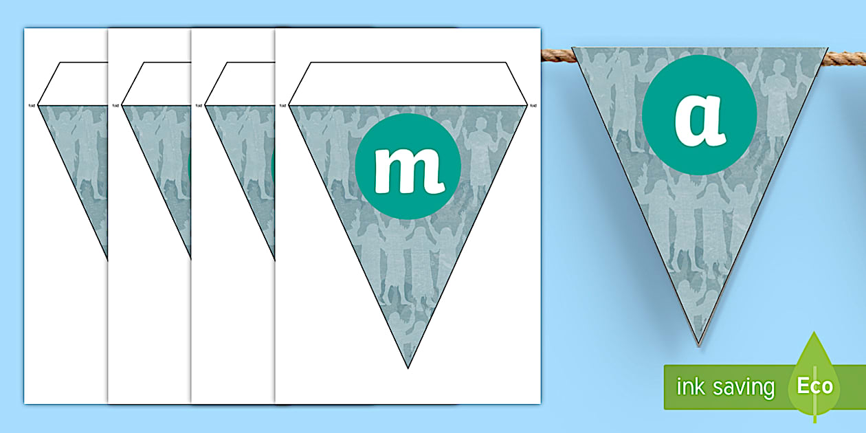 Human Rights Day Display Bunting (Hecho por educadores)