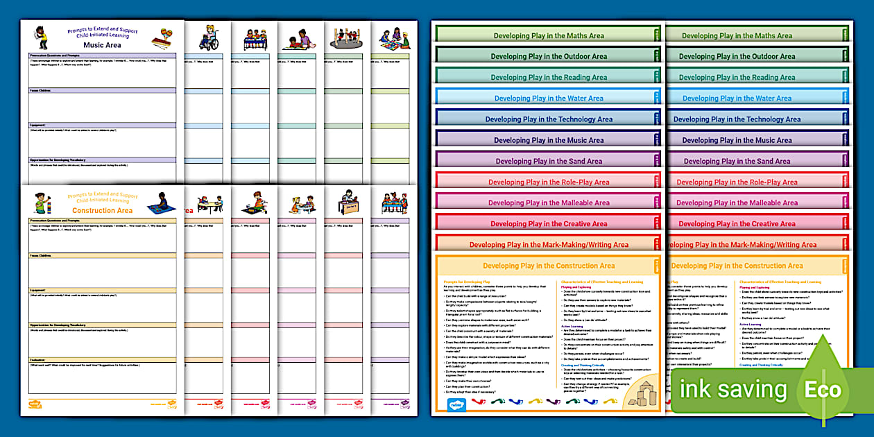 EYFS Continuous Provision Child-Initiated Learning Pack