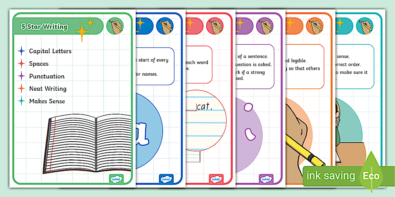 Five Star Writing | F-2 Display Posters | Teacher-Made