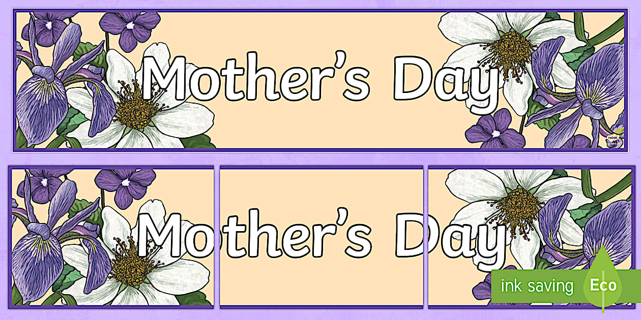 Mother's Day Sign - KS1 & KS2 Mother's Day UK
