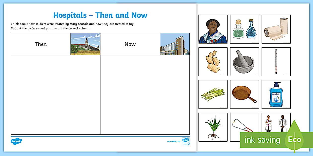Mary Seacole Sorting Worksheet for Kids | Twinkl USA