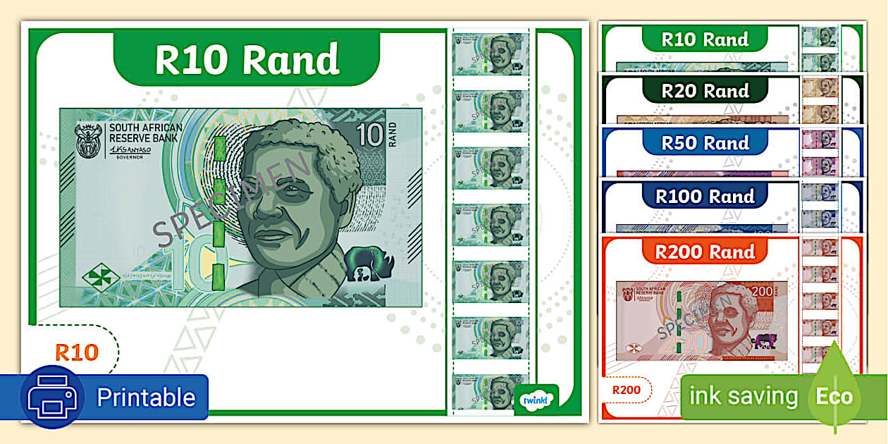 Newly Released 2023 South African Money - Notes Posters