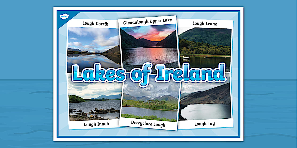 Lakes of Ireland Photo Display Poster