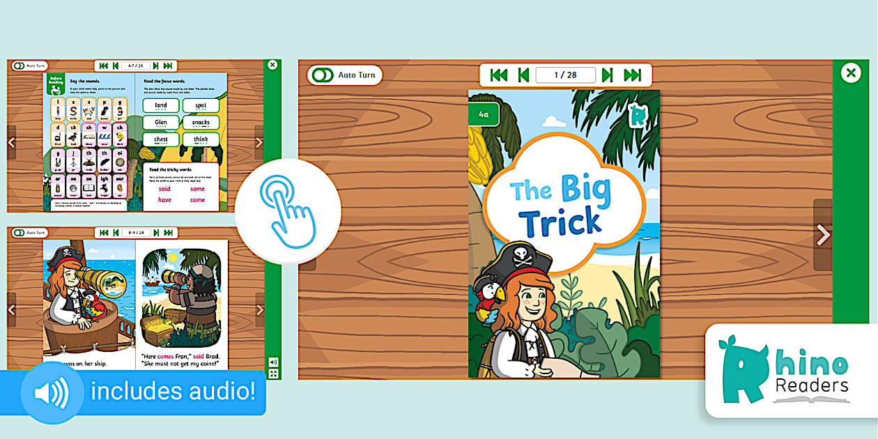 Level 4a Reading Scheme Book: The Big Trick (teacher made)