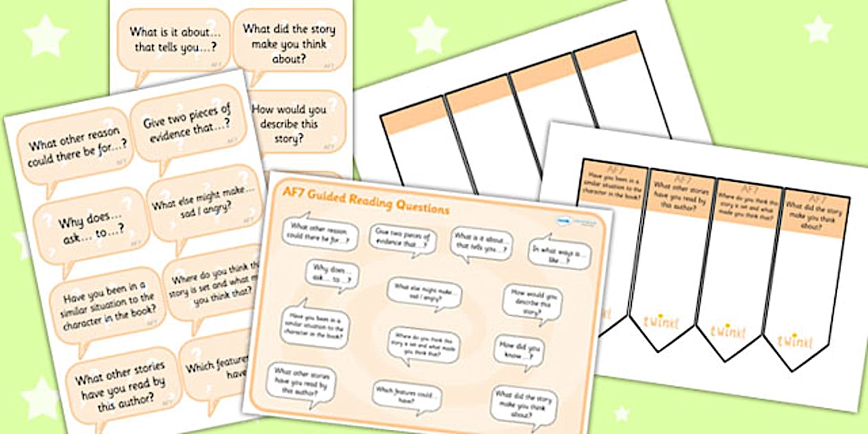 AF7 Guided Reading Resource Pack - Twinkl