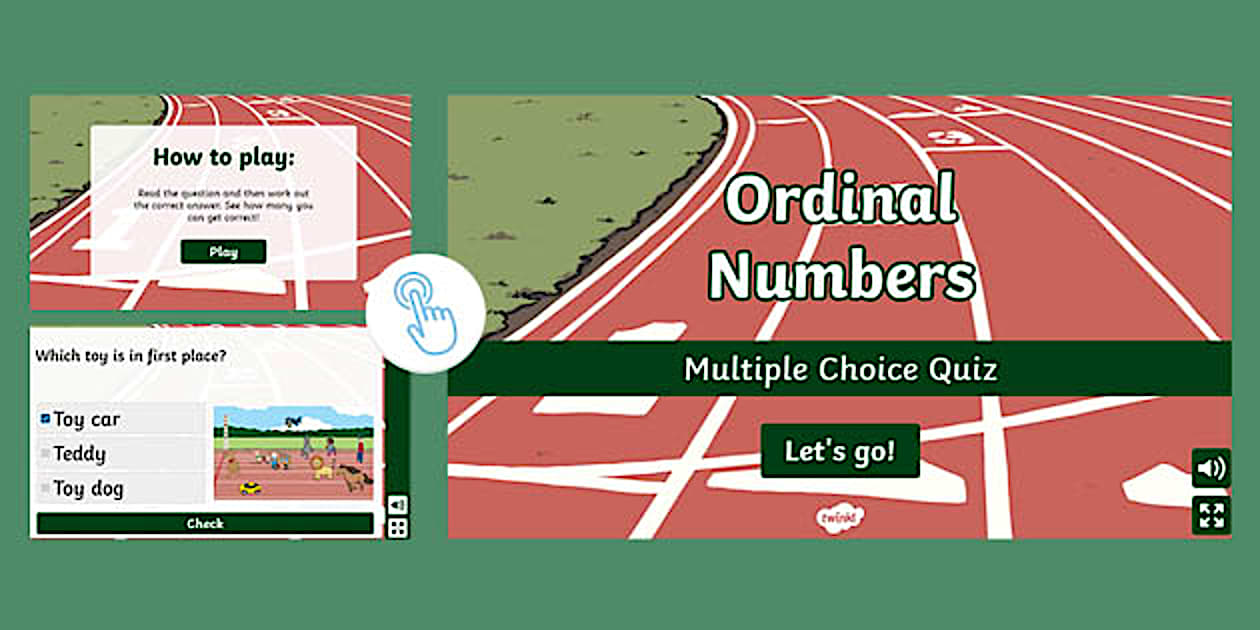 Ordinal Numbers Multiple Choice Quiz - Twinkl Ordinal Numbers Multiple Choice Quiz - Twinkl