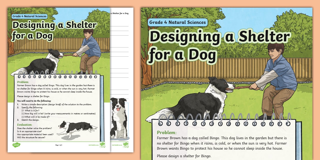Designing a Shelter for a Dog - Activity Sheet - Twinkl