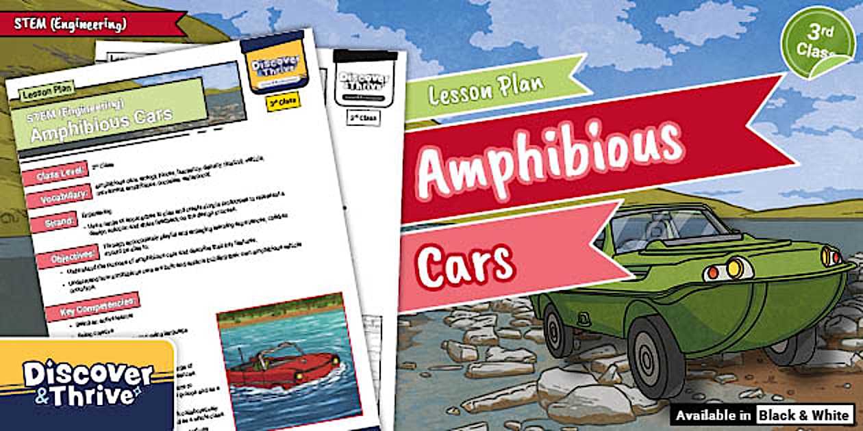 Amphibious Cars Lesson Plan 3rd Class