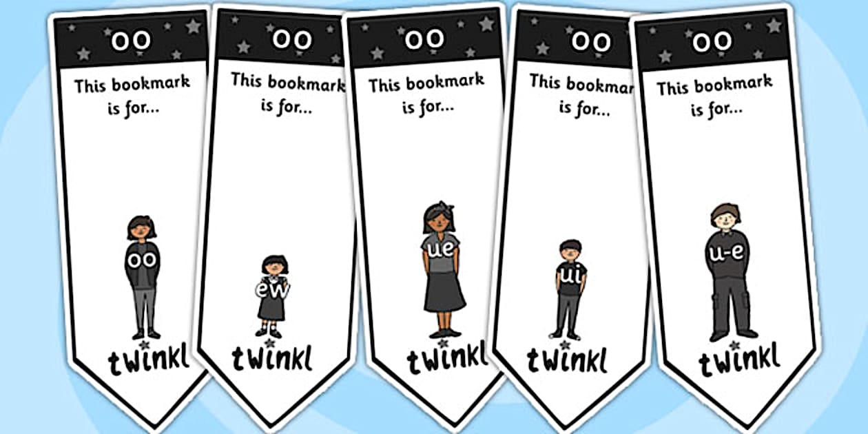 Long oo Sound Family Editable Bookmarks - Twinkl