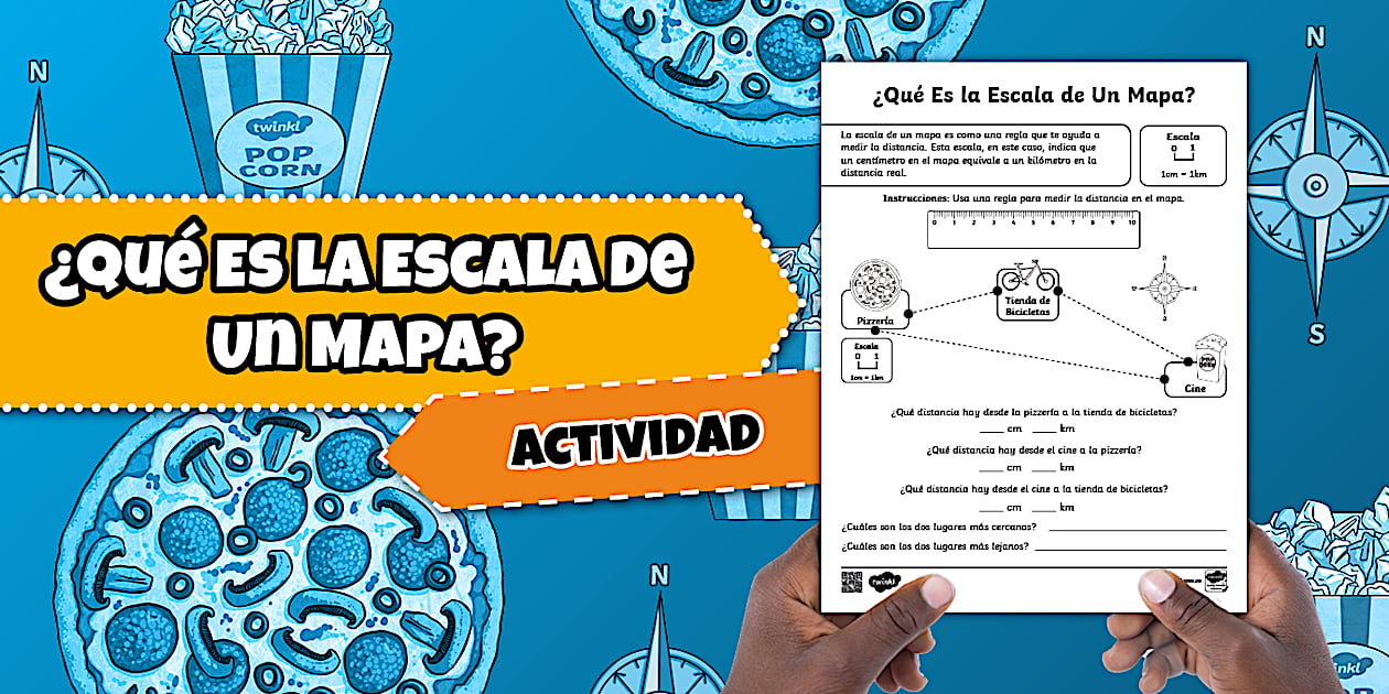 Actividad Escala de Mapa - Twinkl Colombia