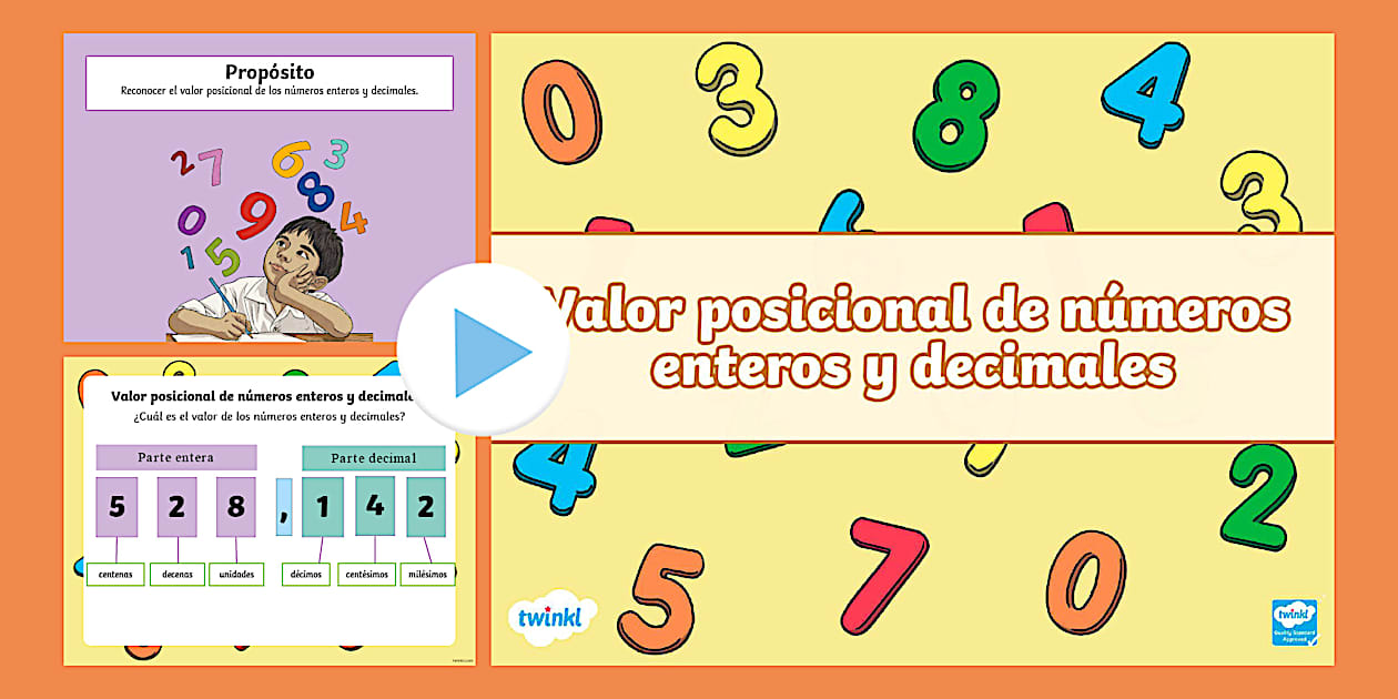 Power Point: Números decimales en el tablero de valor posicional