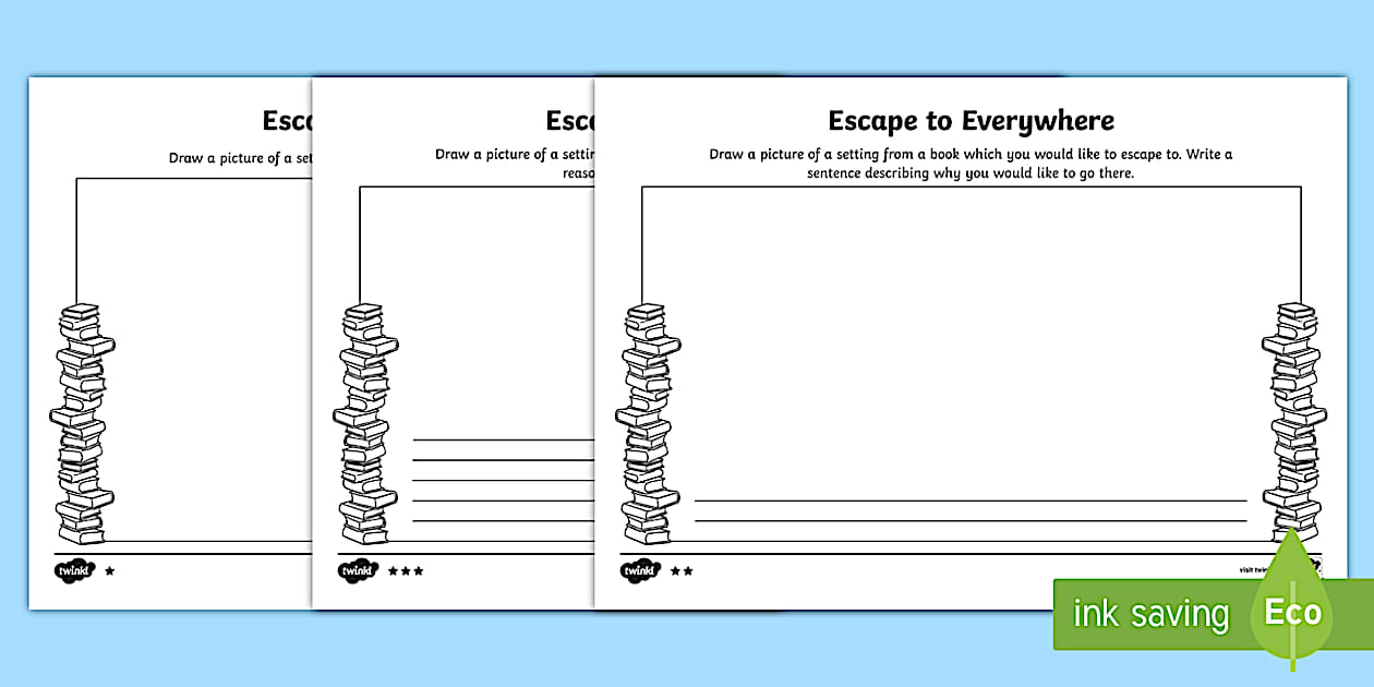 TAS Setting Description Differentiated Activity - Twinkl