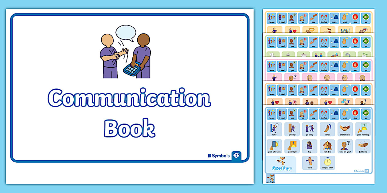 Twinkl Symbols: Communication Book - Twinkl