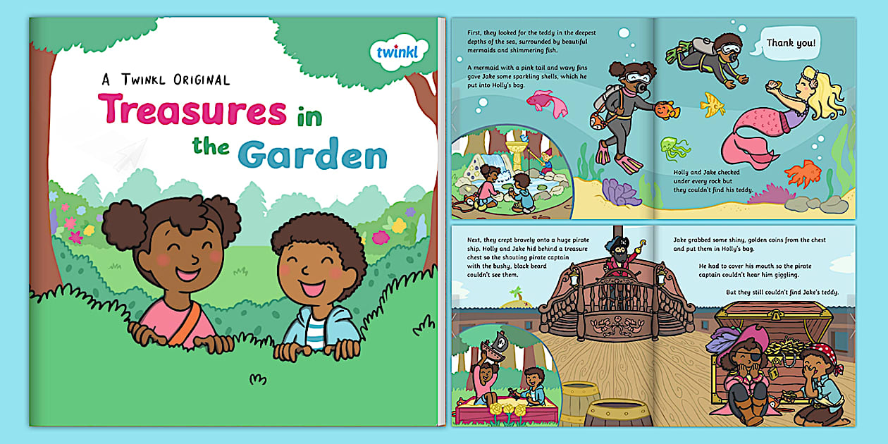 Treasures in the Garden eBook - Imaginative Story for Kids