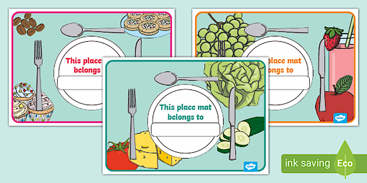 Editable Cafe Place Mats (teacher made) - Twinkl