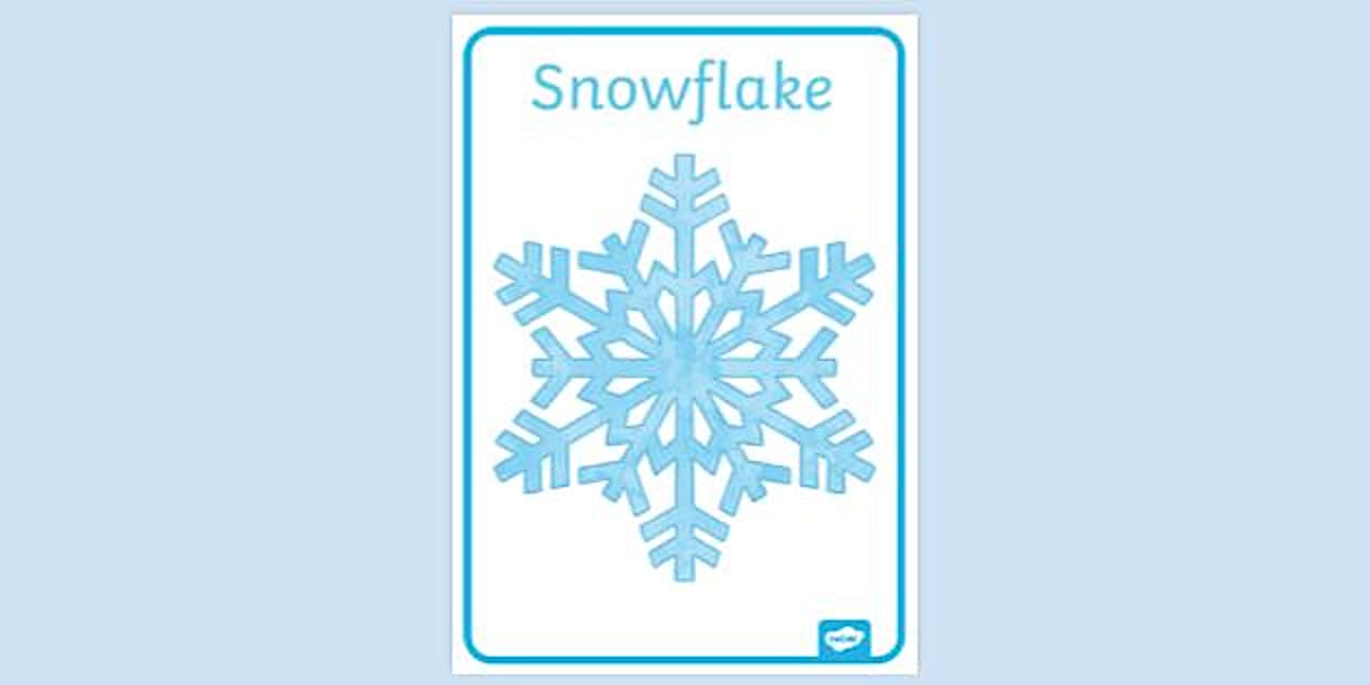 Snowflake Display Poster | Display Posters (Teacher-Made)