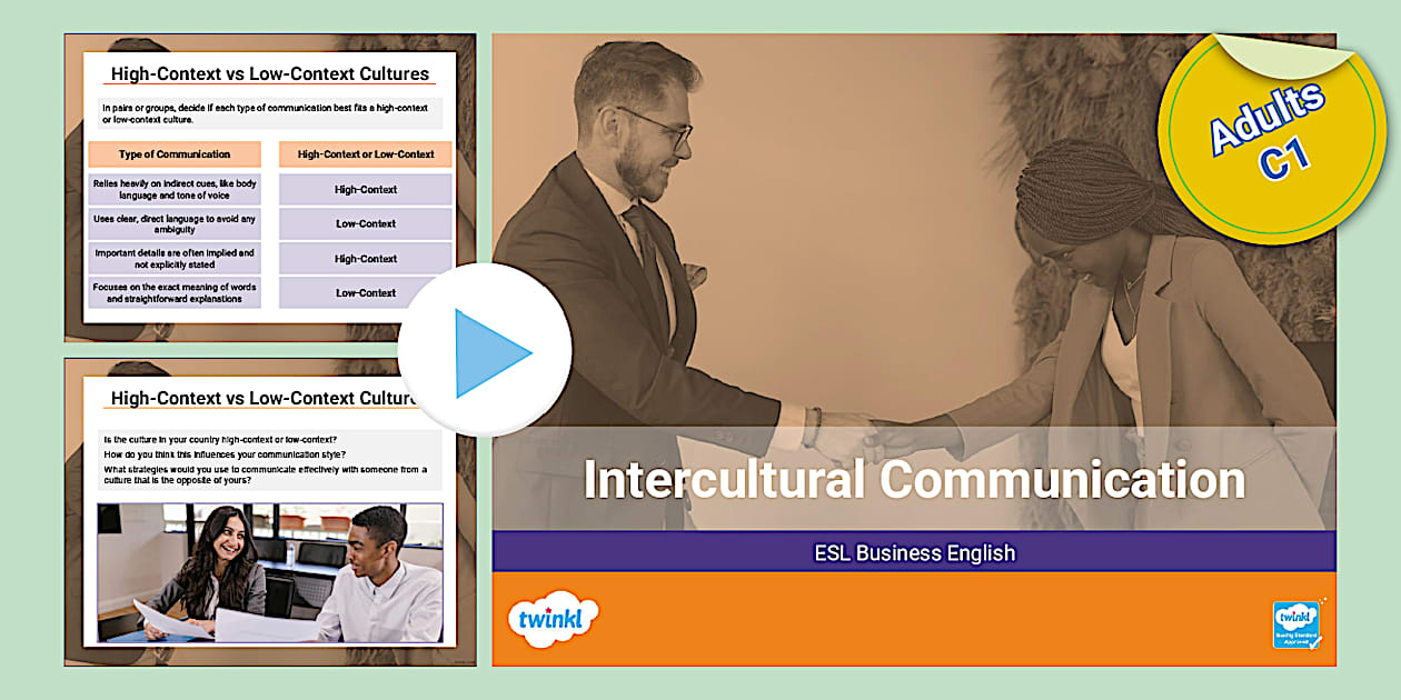ESL Intercultural Communication (teacher made) - Twinkl